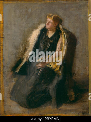Thomas Eakins' 1895 painting 'Mrs. Hubbard' is a portrait of a woman ...
