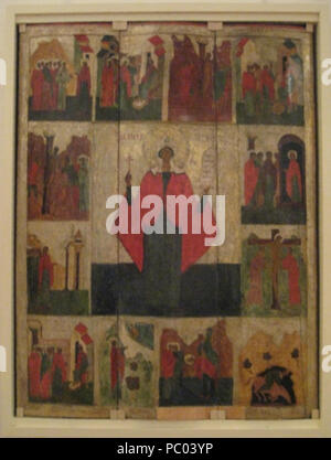 'Paraskeva' is a 16th-century Russian icon depicting the saint ...