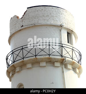 Lightning, storm, damage, lighthouse tower, Hunstanton, Norfolk, July ...