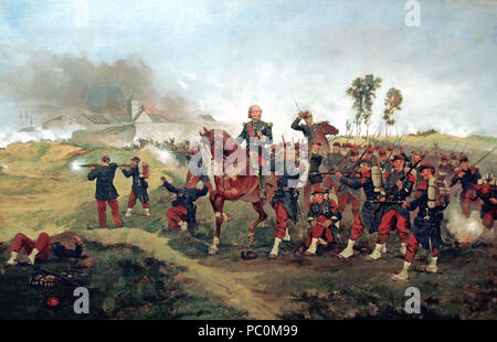 'Défense de Saint-Privat' by Paul-Alexandre Protais is a depiction of ...