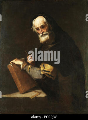 Jusepe de Ribera A philosopher Stock Photo - Alamy