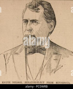 The drawing of Knute Nelson as Senator-elect captures the significant ...