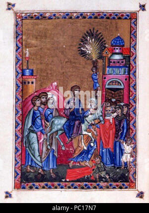 The Melisende Psalter, a medieval illuminated manuscript, features ...