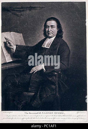 452 Rev Samson Occom Stock Photo - Alamy