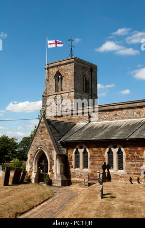 St. Helen`s Church, Sibbertoft, Northamptonshire, England, UK Stock ...