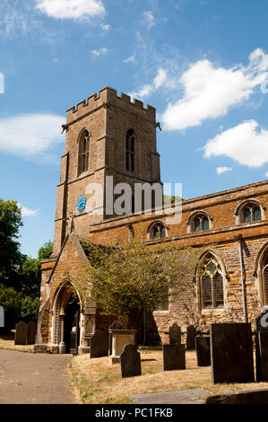 St. Mary`s Church, Welford, Northamptonshire, England, UK Stock Photo ...