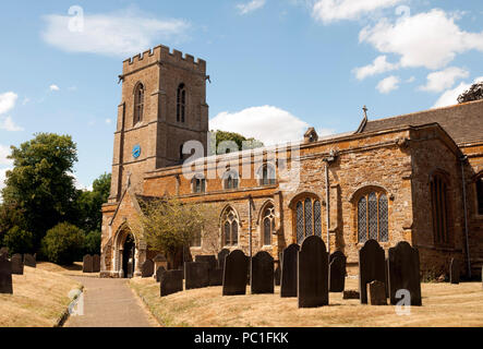 St. Mary`s Church, Welford, Northamptonshire, England, UK Stock Photo ...