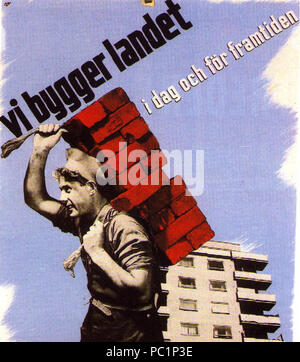 Vi bygger landet Stock Photo - Alamy