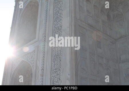 Agra, India. Taj Mahal, showing Pietra Dura Inlaid Stone Work ...