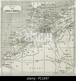This 1870 map by William Francis Ainsworth shows Hebron, the Cave of ...