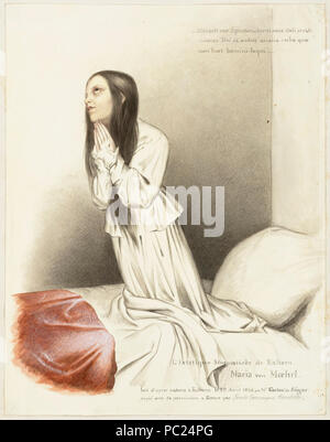 Portrait of MARIA VON MORL Stock Photo - Alamy