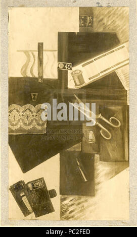 Olga Rozanova - Color Painting Non Objective Composition 1917 Stock ...