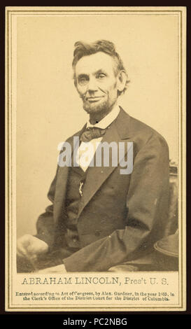 Abraham Lincoln, Pres't U.S Stock Photo - Alamy