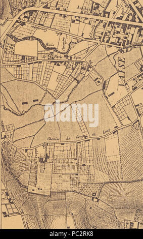 Plan Vaise 1847 is a historical map that shows the layout of the Vaise ...