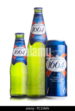 Bottles of Tesco's French lager Stock Photo - Alamy