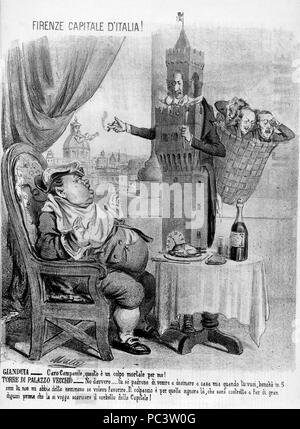 4 Adolfo Matarelli, Firenze Capitale d'Italia Stock Photo - Alamy