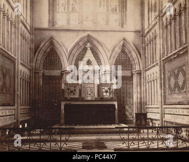 Afghan Church Colaba Interior view c.1880 90 Stock Photo - Alamy