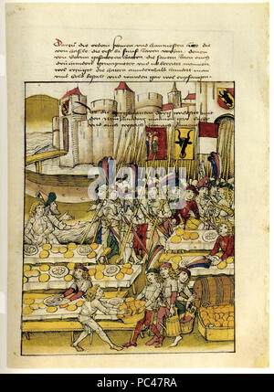 Schilling Spiezer Chronik 16 Stock Photo - Alamy