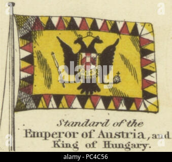 Standard of the Emperor of Austria, and King of Hungary. Johnson's new ...