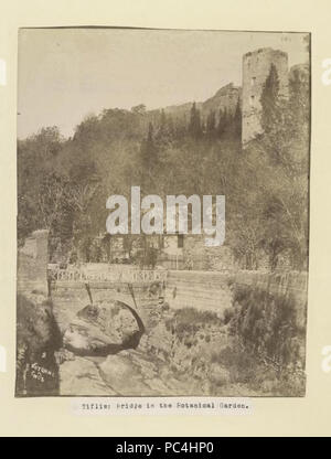 607 Tiflis, Bridge in the Botanical Garden, 1870s (A Stock Photo - Alamy