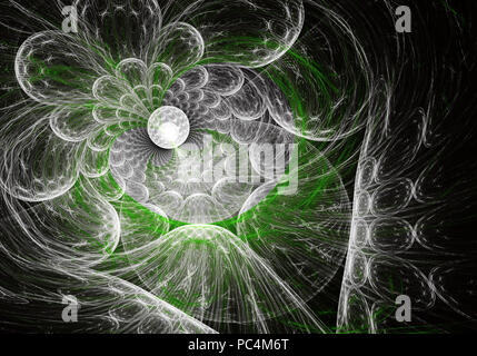 Abstract fractal patterns and shapes, 3D rendering Stock Photo - Alamy