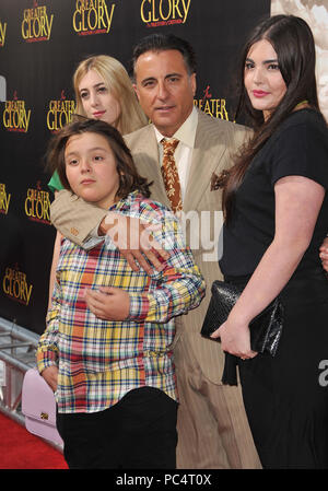 Andy Garcia, wife, daughters, son 85 at the Global Green 15th Millenium ...