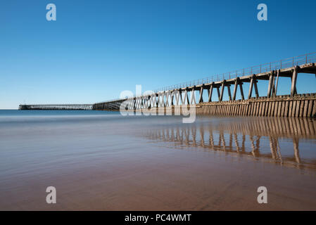 Blyth Pier Northumberland england Stock Photo - Alamy