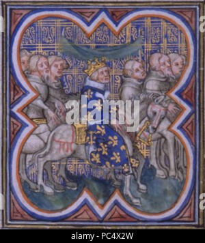 *Retours de Jean le bon* depicts the return of King John II of France ...