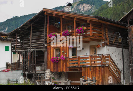 Town Square, Canazei, Val di Fassa, Trentino-Alto Adige, Italy, Europe ...