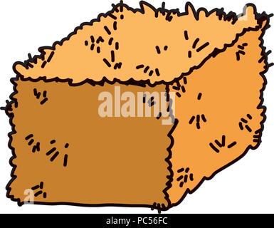 farm straw bale nature agriculture Stock Vector Image & Art - Alamy