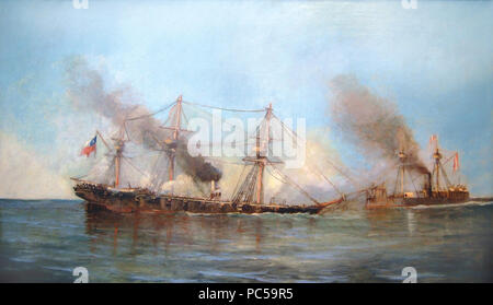 Combate Naval Iquique Alvaro Casanova Stock Photo - Alamy
