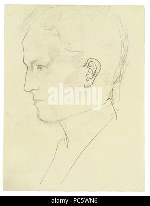 August Macke's 'Josef Cordier im Profil' from 1907 is a portrait ...