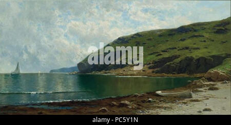 This coastal scene painting by Alfred Thomson Bricher, housed at the ...