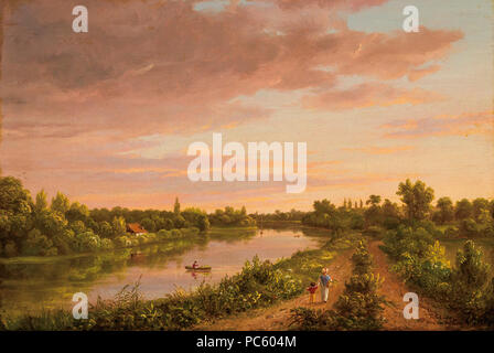 'View of the Thames' by Thomas Cole Stock Photo - Alamy