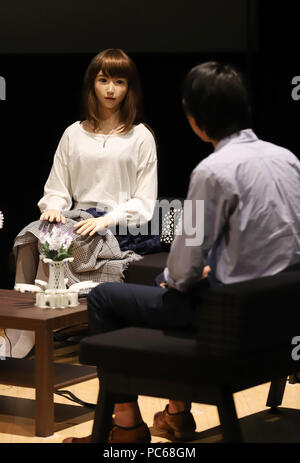 ERICA, a female android that can hold a smooth conversation with humans ...