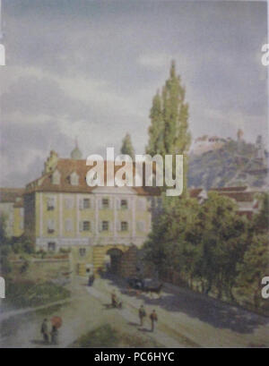 The Neutor Graz Heinrich Bank is an architectural feature located in ...