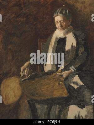 Portrait of Mrs. Joseph H. Drexel, an American philanthropist and ...