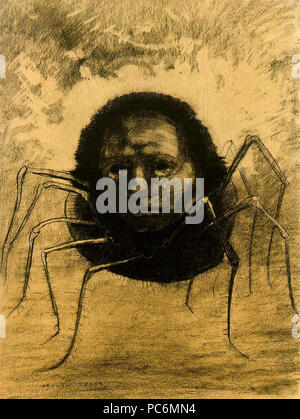 Redon crying spider Stock Photo - Alamy