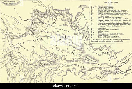 Map of Veii Stock Photo - Alamy