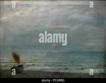 This seascape by Filipino artist Félix Resurrección Hidalgo captures ...