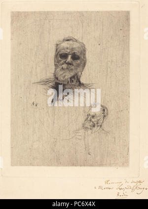 Auguste Rodin Victor Hugo, De Face 2 Stock Photo - Alamy