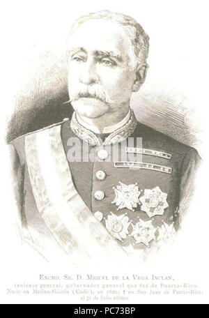 Miguel de la Vega-Inclán y Palma (1820-1884). Spanish military ...