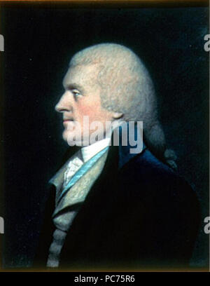 Thomas Jefferson by James Sharples Stock Photo - Alamy