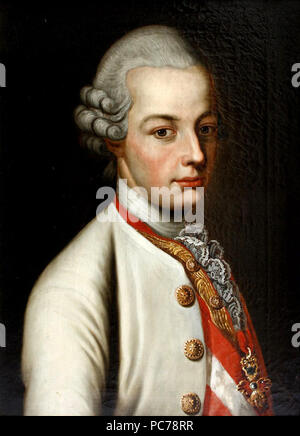 Portrait of Leopold II of Belgium, at a young age as Duke of Brabant ...