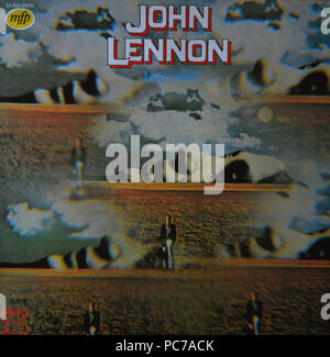John Lennon - Mind Games - Vintage vinyl album cover Stock Photo - Alamy