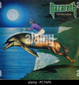 Vintage vinyl record cover - Nazareth - The Fool Circle - D - 1981 ...