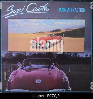 Suzi Quatro - - Vintage vinyl album cover Stock Photo - Alamy
