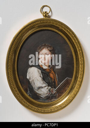 This self-portrait by Peter Adolf Hall, photographed from the Allhems ...