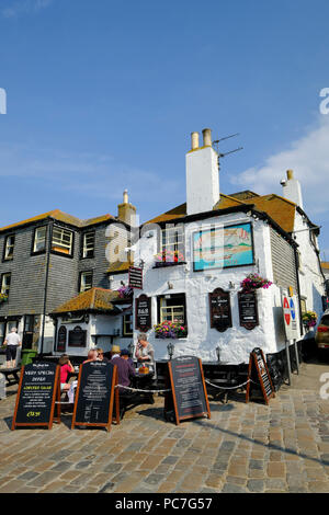 The Sloop Inn, St Ives, Cornwall, England, U.K Stock Photo - Alamy