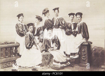 'Kranzbinden Festspiel' (1895) was a folk festival in Germany ...